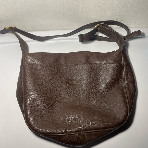 Longchamp | Bags | Vintage Longchamp Paris Chocolate Brown Textured ...